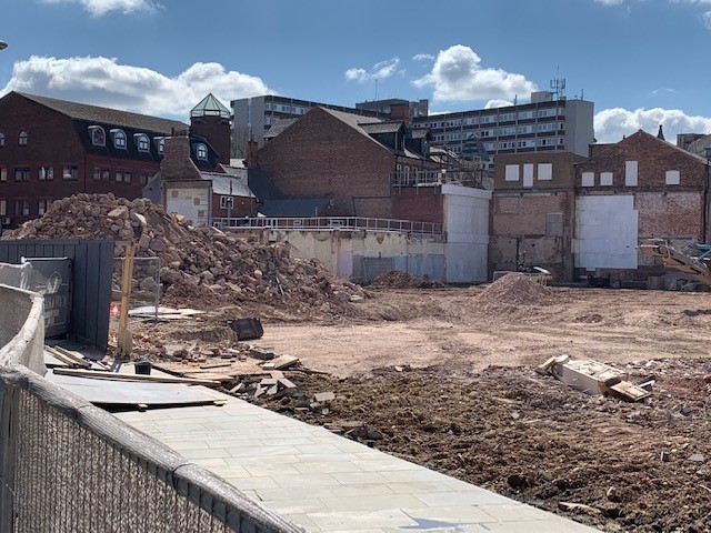 Demolition underway for first phase of Becketwell – St Peters Quarter